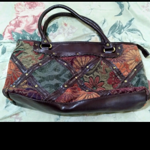 Relic | Bags | Vintage Relic Leather And Canvas Relic Purse | Poshmark